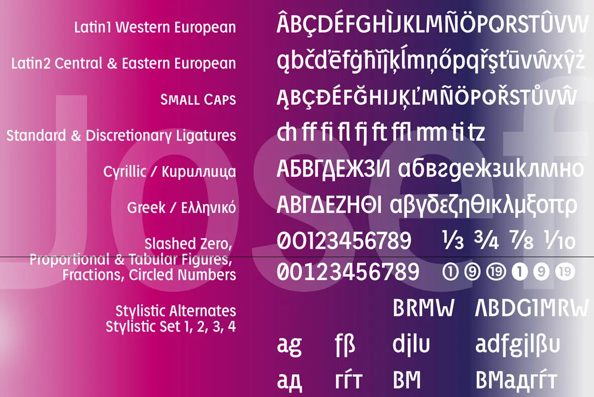 Josef Pro Font - FontPath