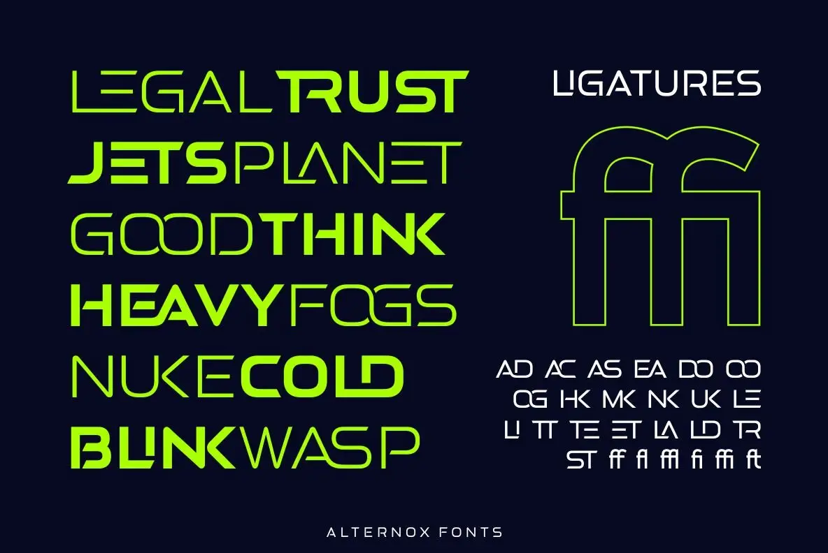 Alternox Font - YouWorkForThem