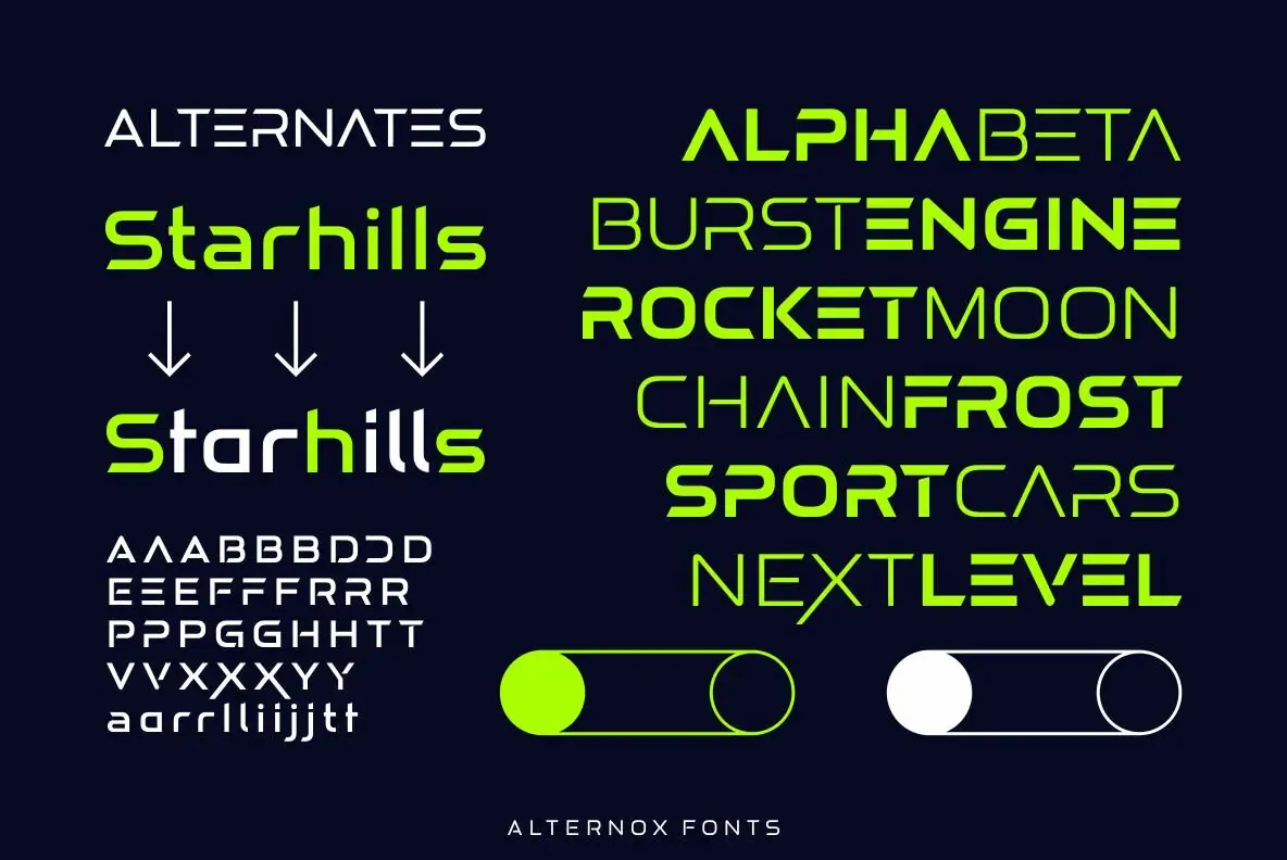 Alternox Font - YouWorkForThem