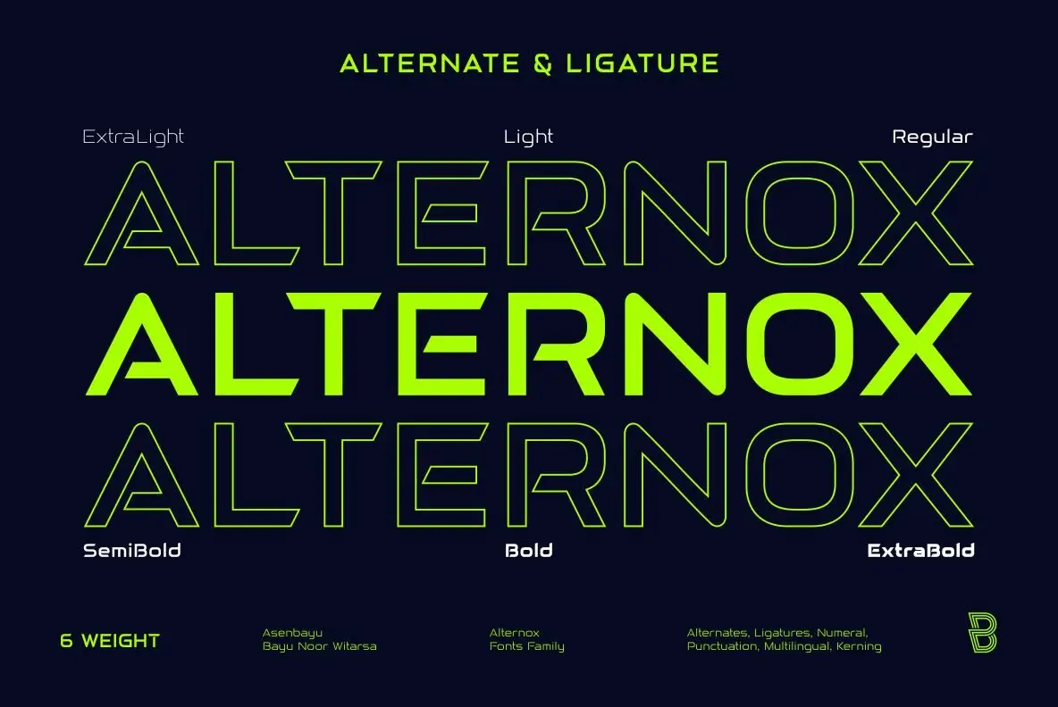 Alternox Font - YouWorkForThem