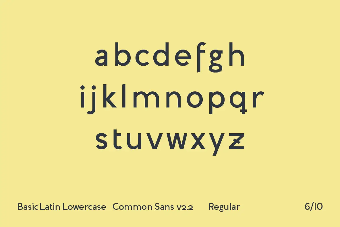 Common Sans Font - FontPath