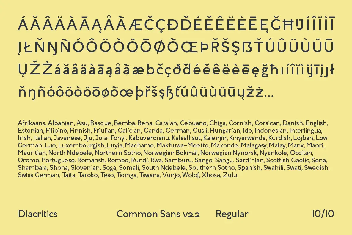 Common Sans Font - FontPath