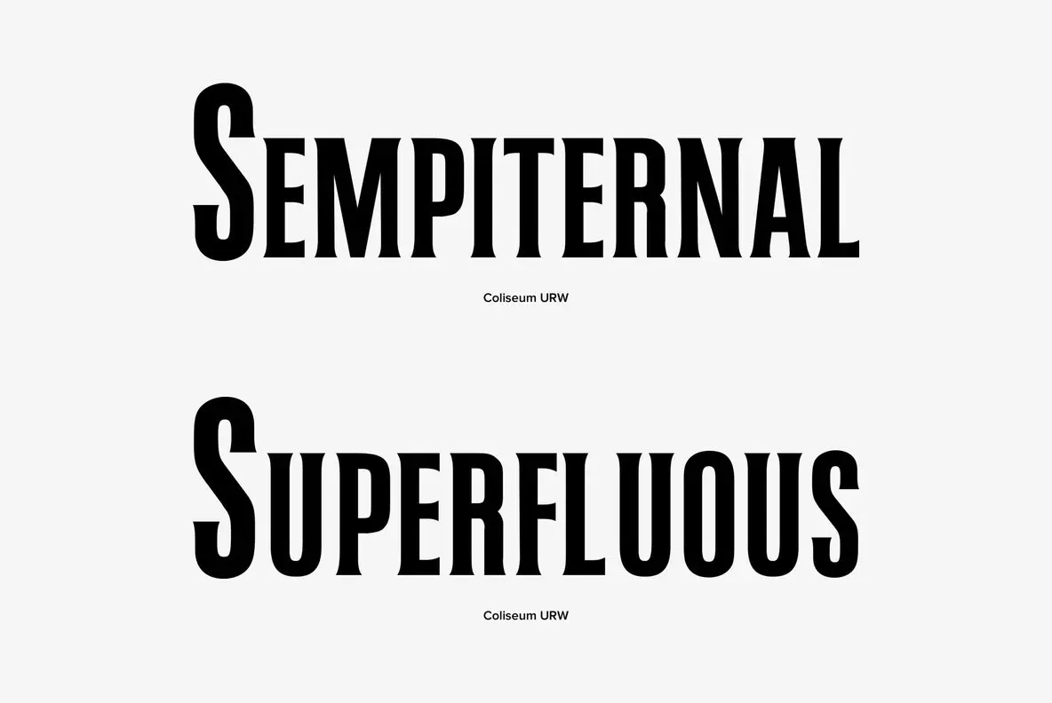 Coliseum Font - YouWorkForThem