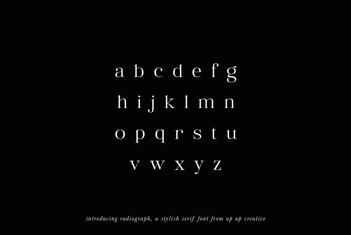 Radiograph Font - YouWorkForThem
