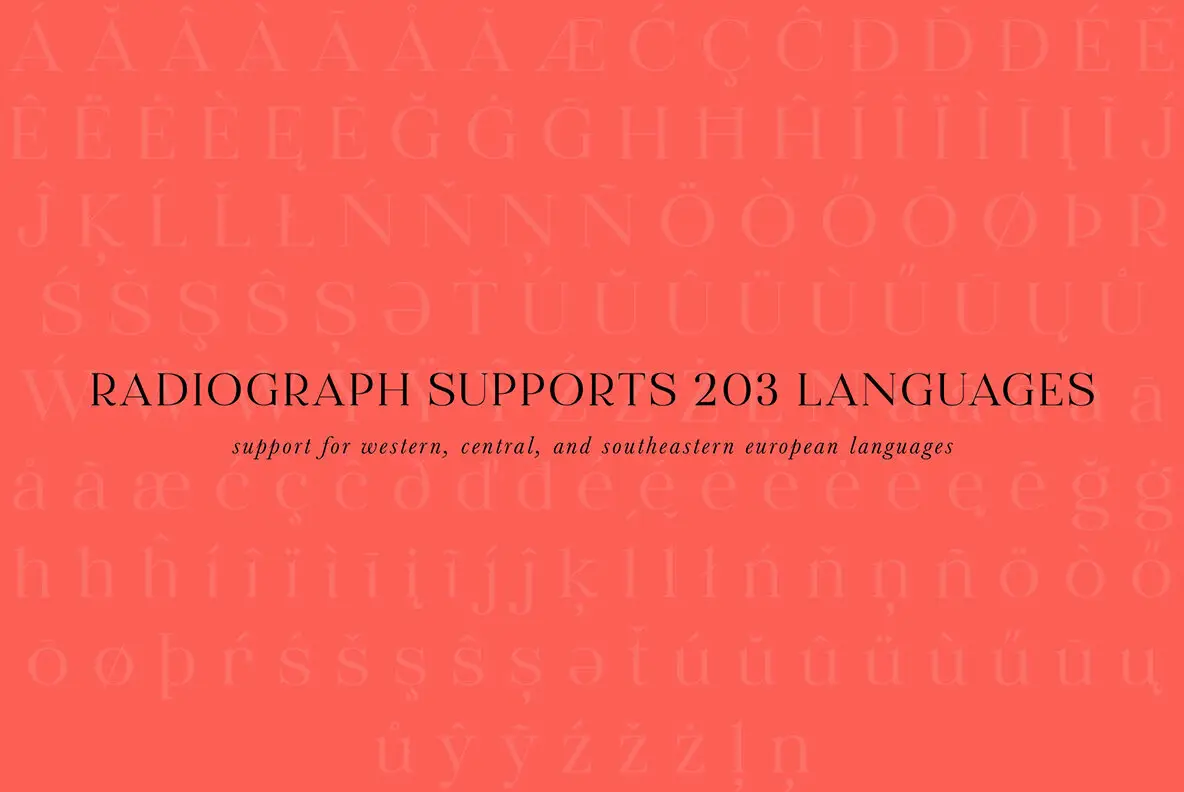 Radiograph Font - YouWorkForThem