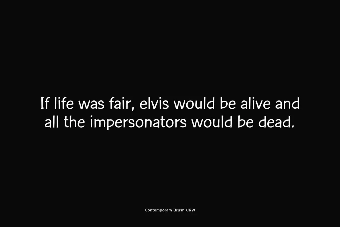 Contemporary Brush Font - YouWorkForThem