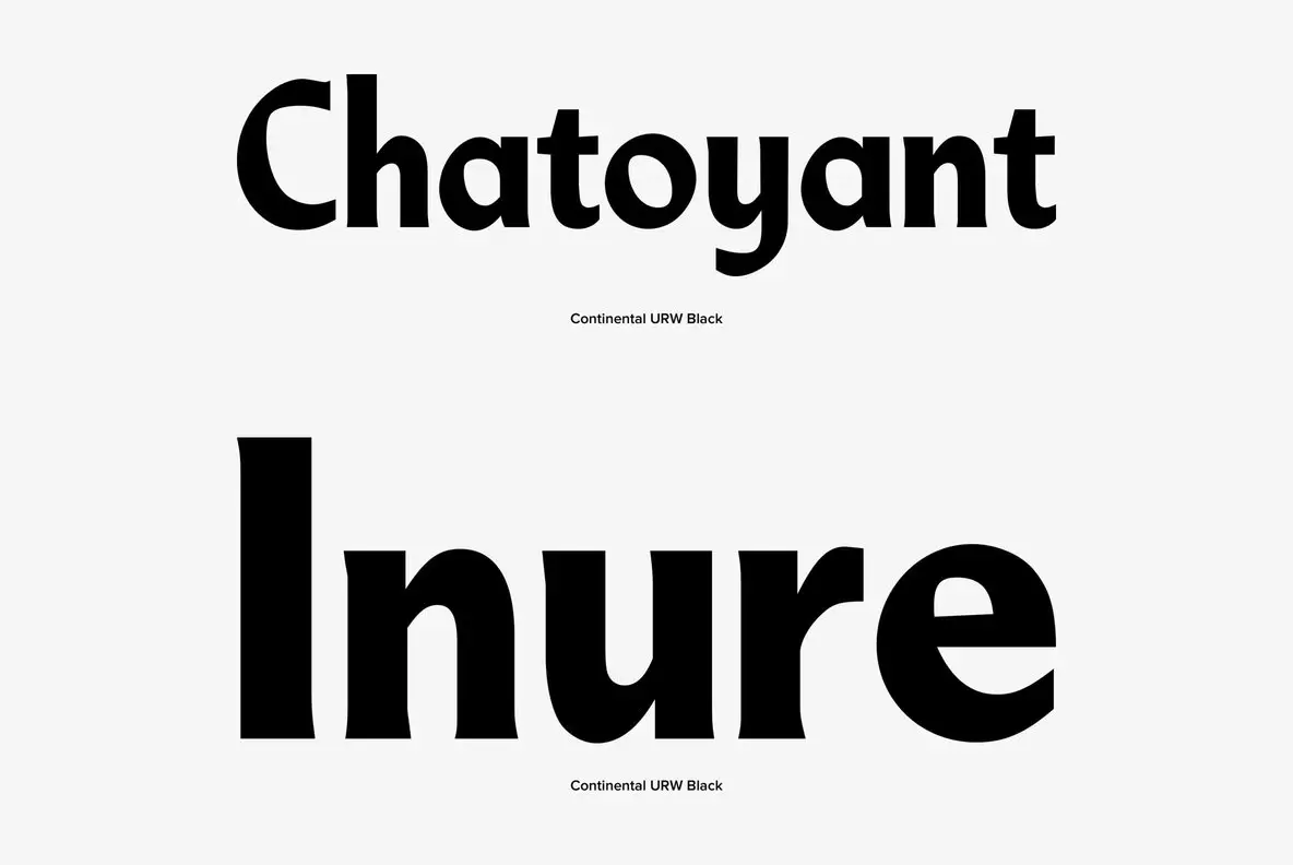 Continental Font - YouWorkForThem