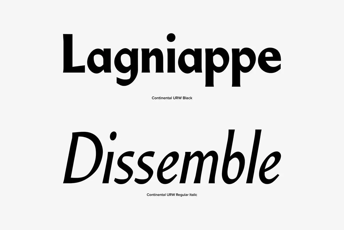 Continental Font - YouWorkForThem