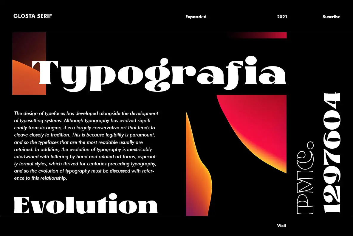 Glosta Font - YouWorkForThem