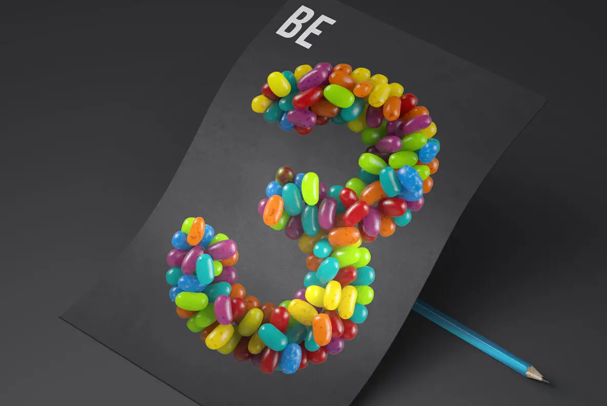Jelly Beans SVG Font - YouWorkForThem