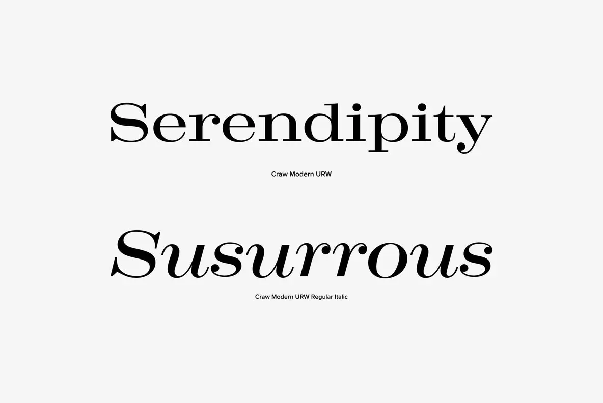 Craw Modern Font - YouWorkForThem