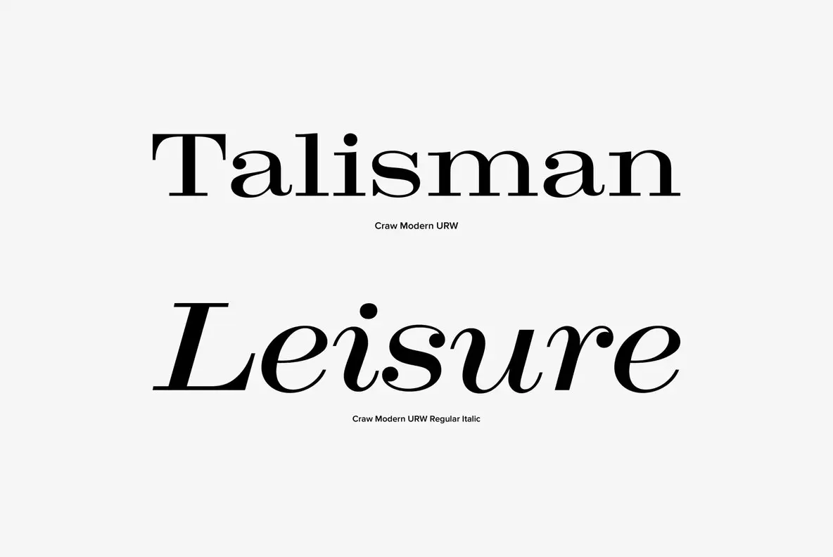 Craw Modern Font - YouWorkForThem