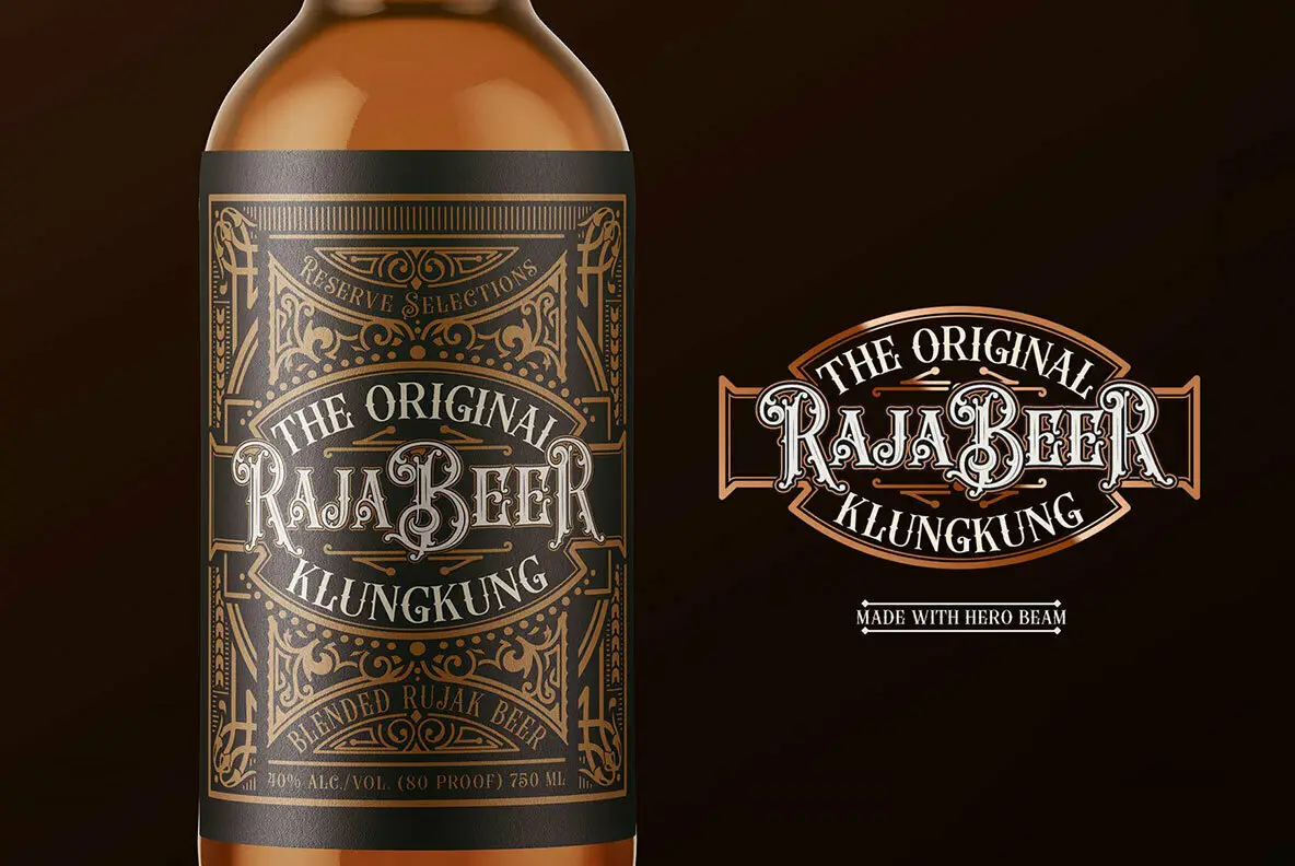 Hero Beam Font - YouWorkForThem