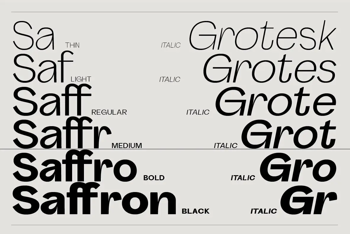 Saffron Font - YouWorkForThem