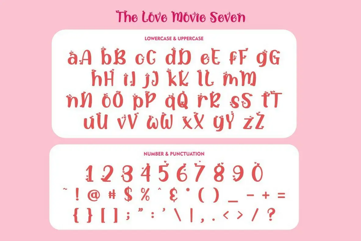 The Love Movies Font - YouWorkForThem