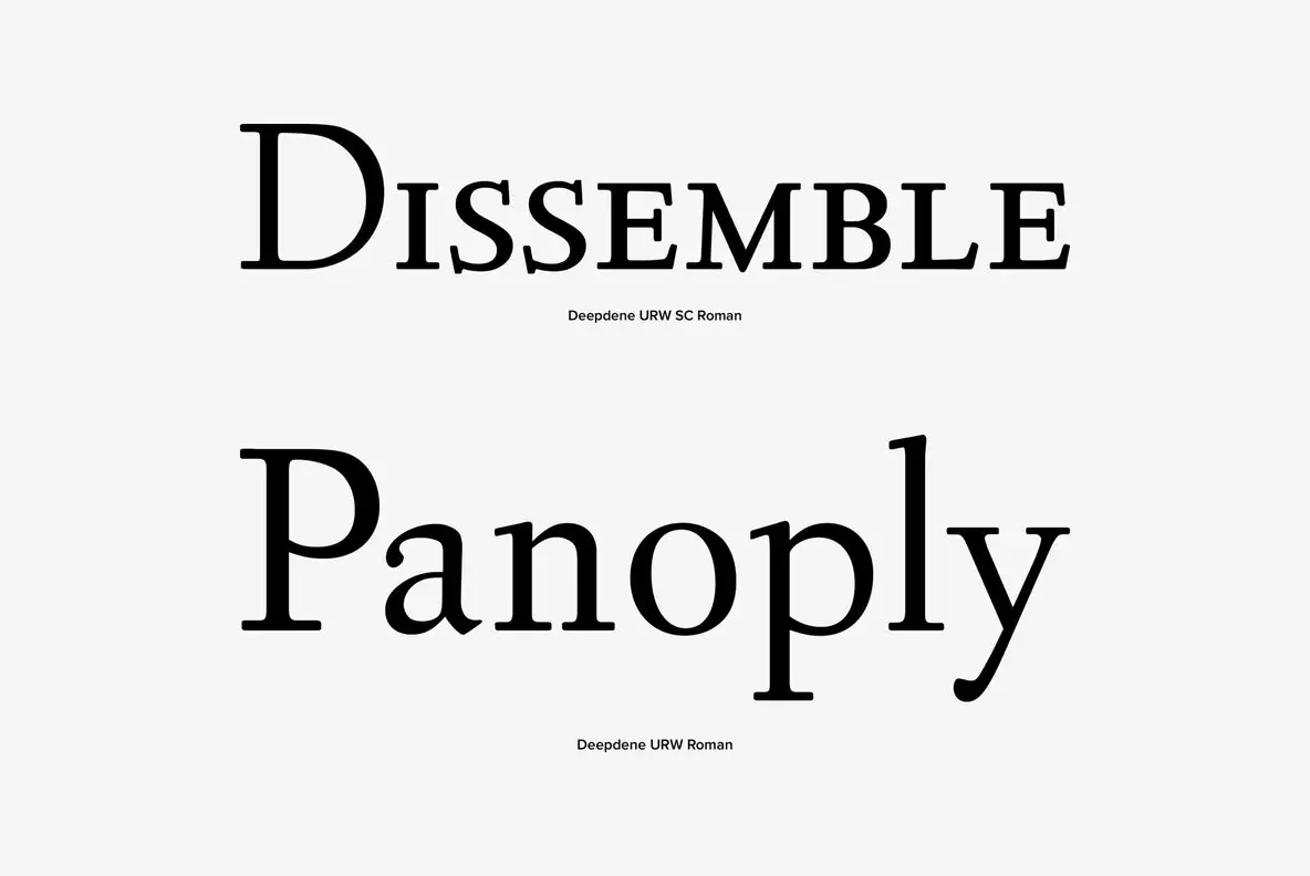 Deepdene Font - YouWorkForThem