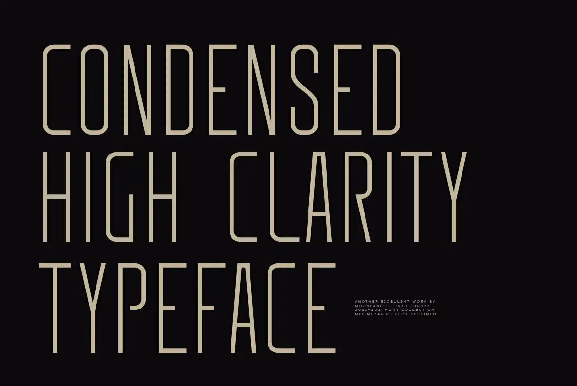 MBF Mezanine Font - FontPath