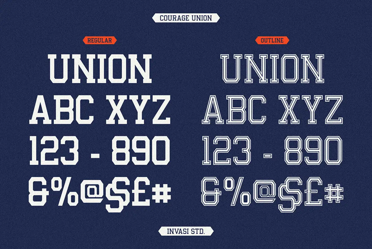 Courage Union Font - YouWorkForThem