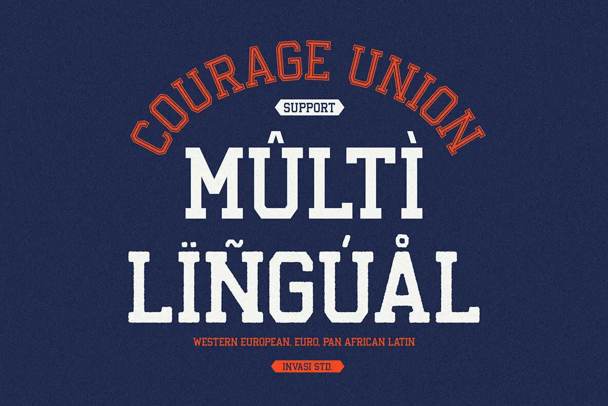 Courage Union Font - YouWorkForThem