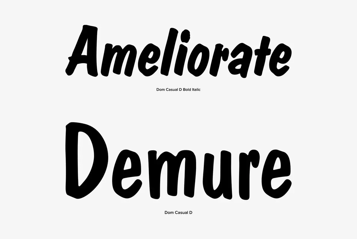Dom Casual Font - FontPath