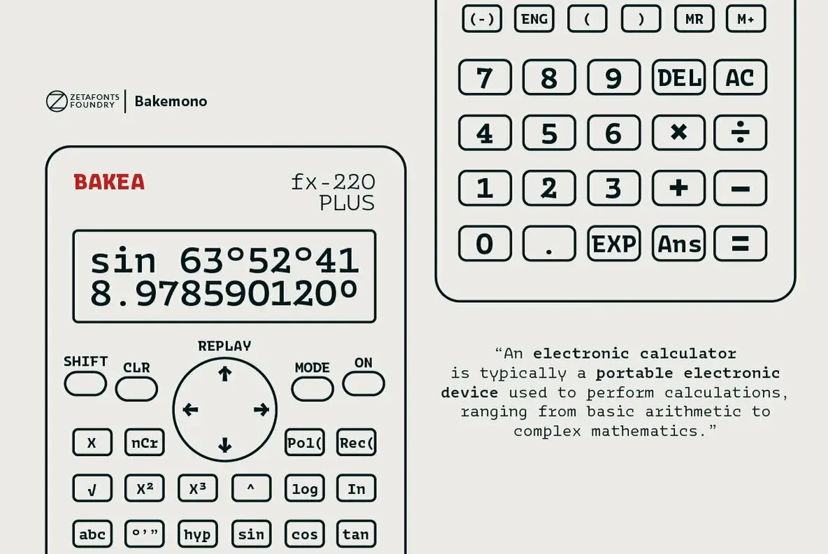 Bakemono Font - YouWorkForThem