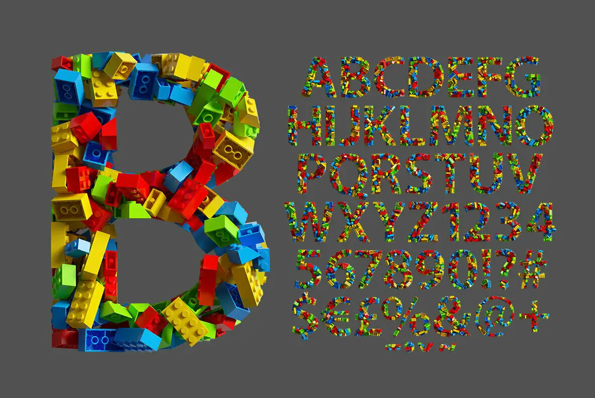 Lego CLR SVG Font Font - FontPath
