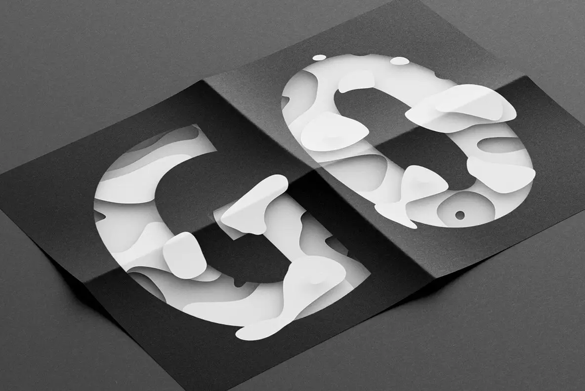 Paper Waves SVG Font Font - FontPath