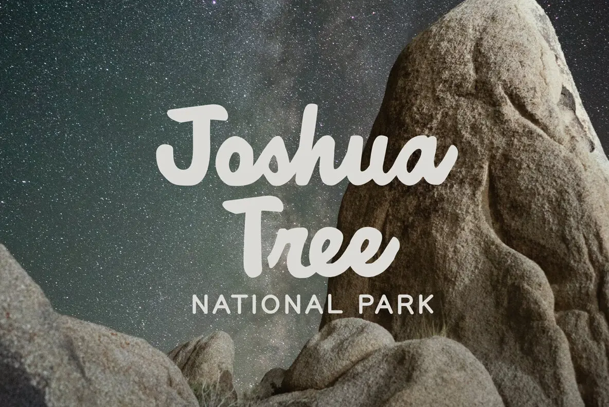 National Forest Font Duo Font - FontPath
