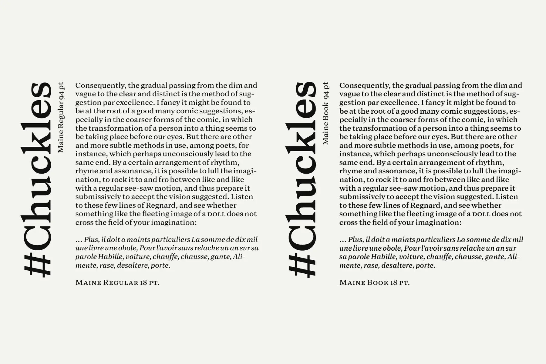 Maine Font - YouWorkForThem