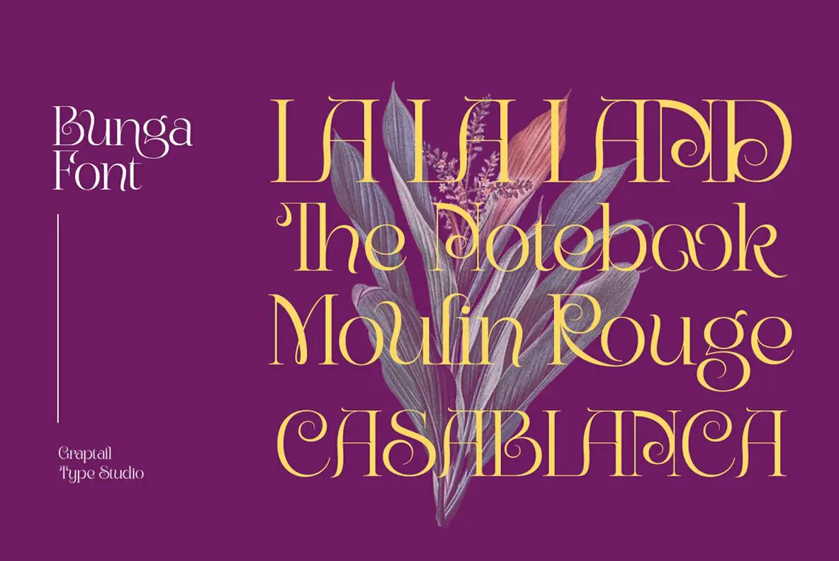 Bunga Font - YouWorkForThem