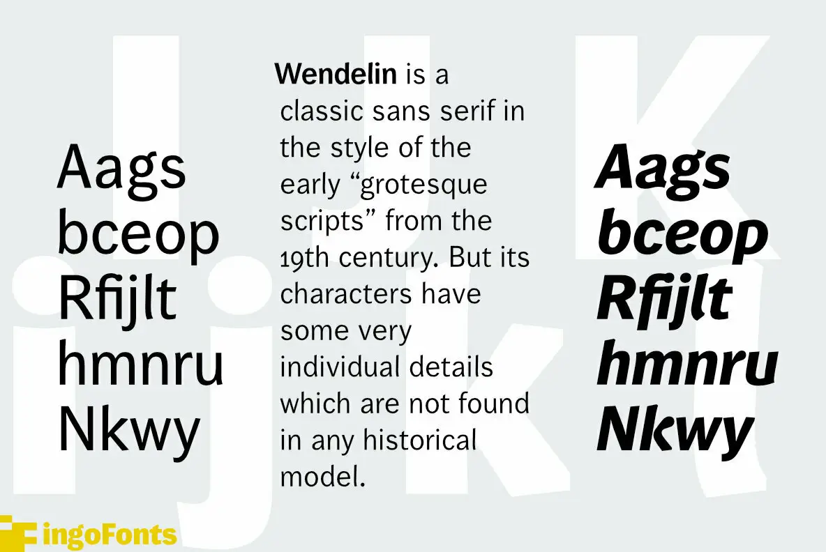 Wendelin Pro Font - FontPath
