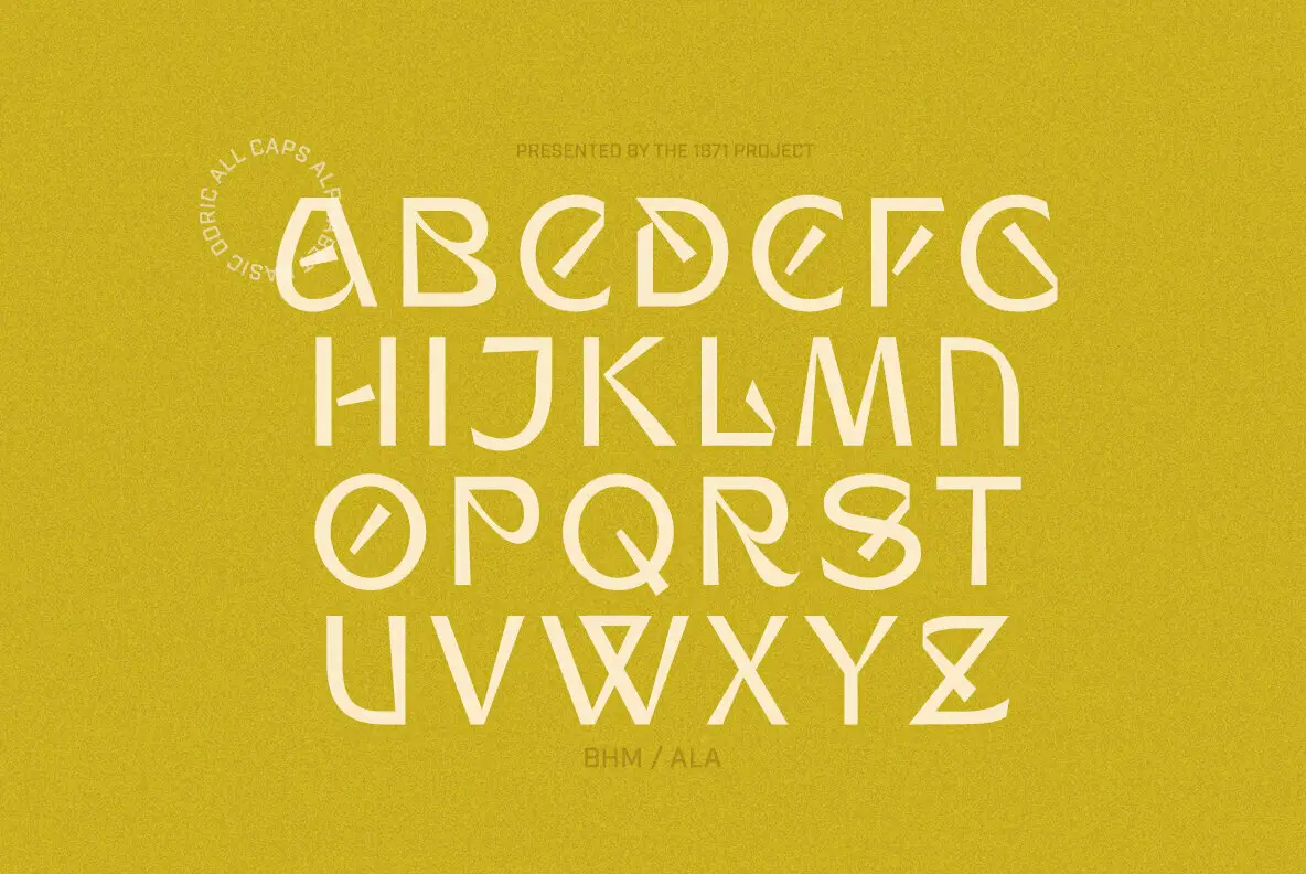 Doric Font - YouWorkForThem