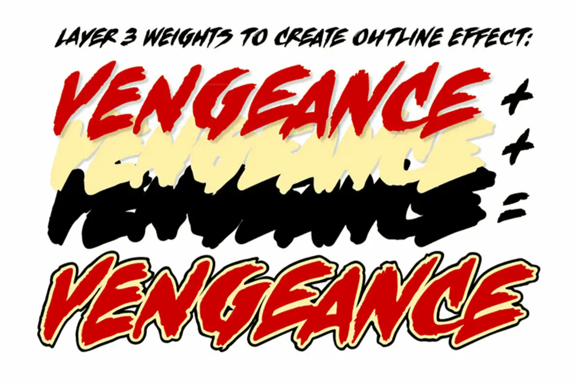 Vengeance is Mine Font - YouWorkForThem