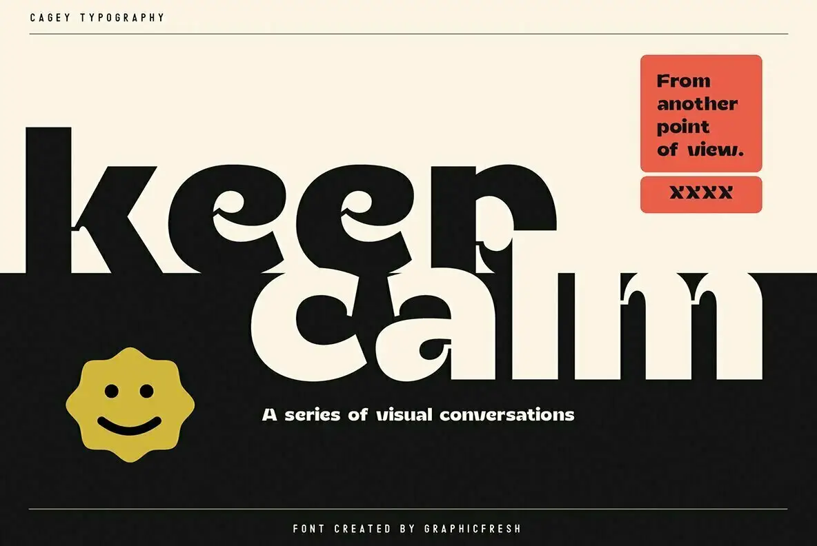 Cagey Font - YouWorkForThem