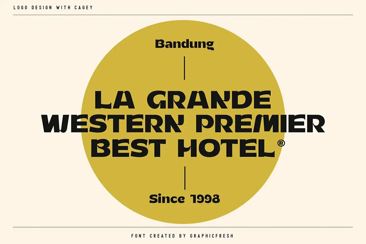 Cagey Font - YouWorkForThem