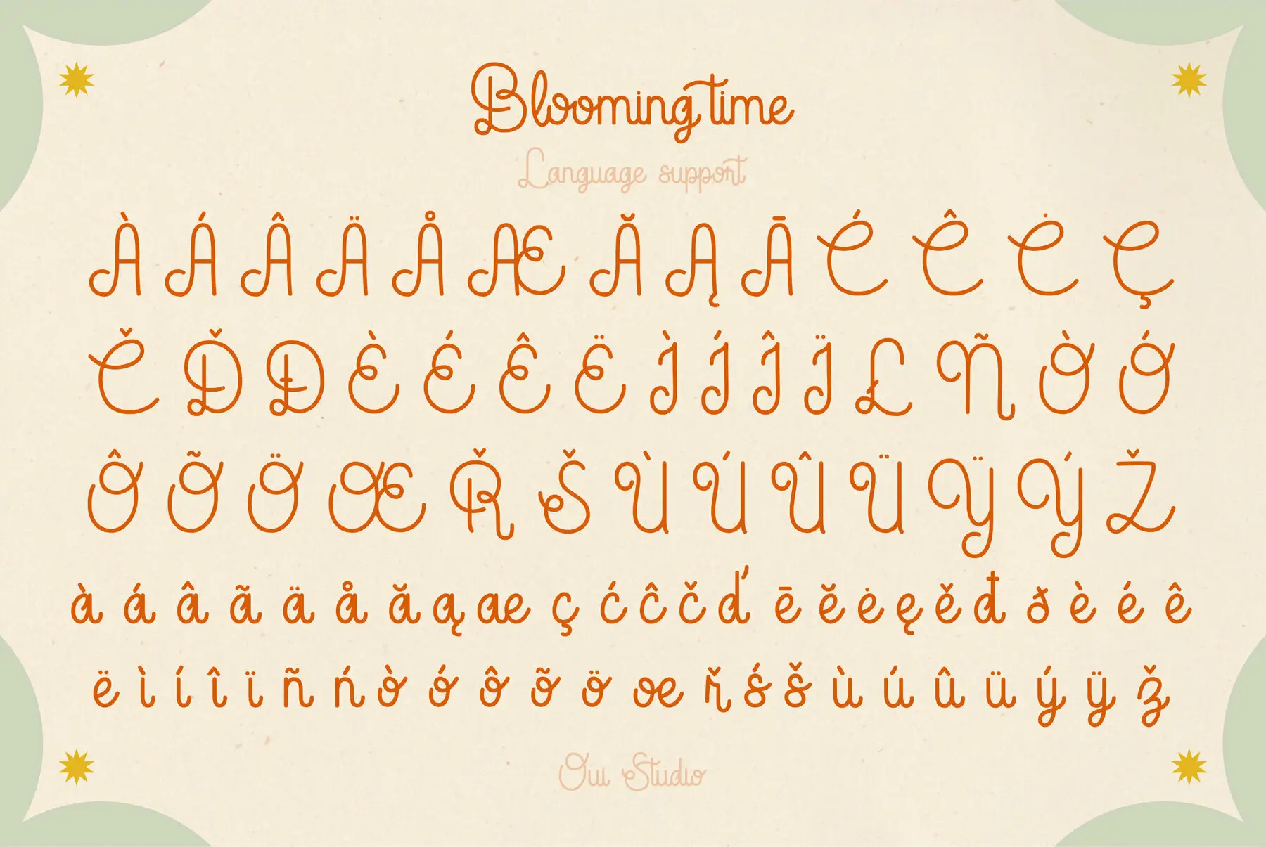 Blooming Time Font - FontPath
