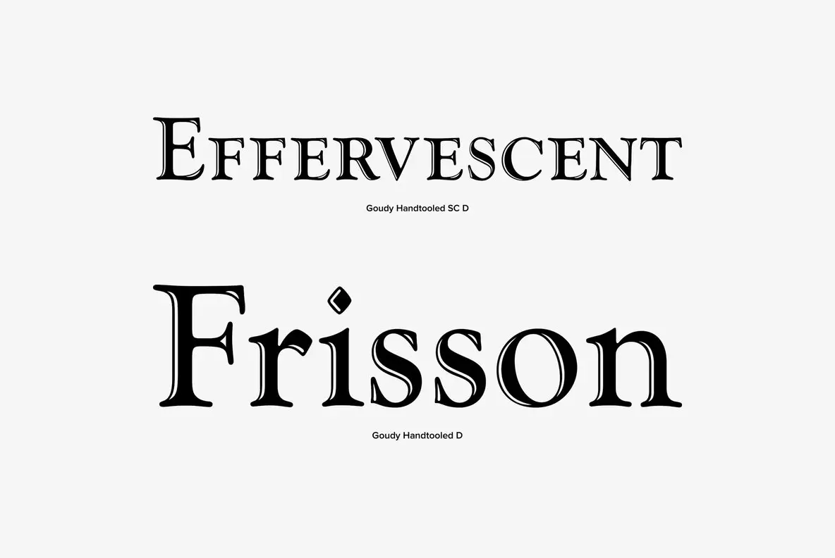 Goudy Handtooled Font - YouWorkForThem