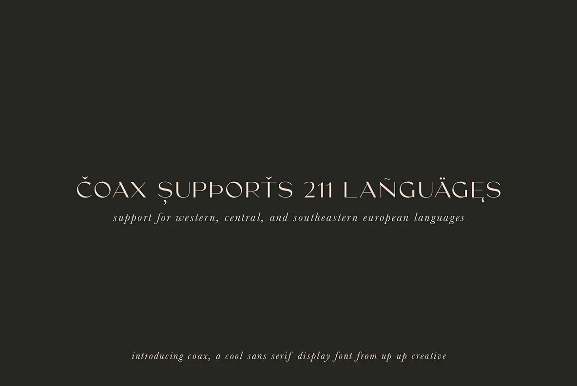 Coax Font - YouWorkForThem