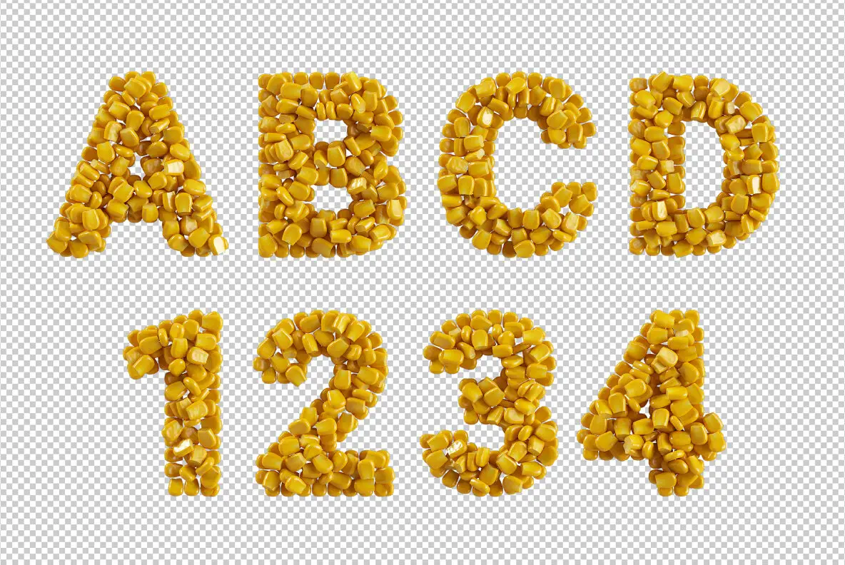 Corn SVG Font Font - FontPath