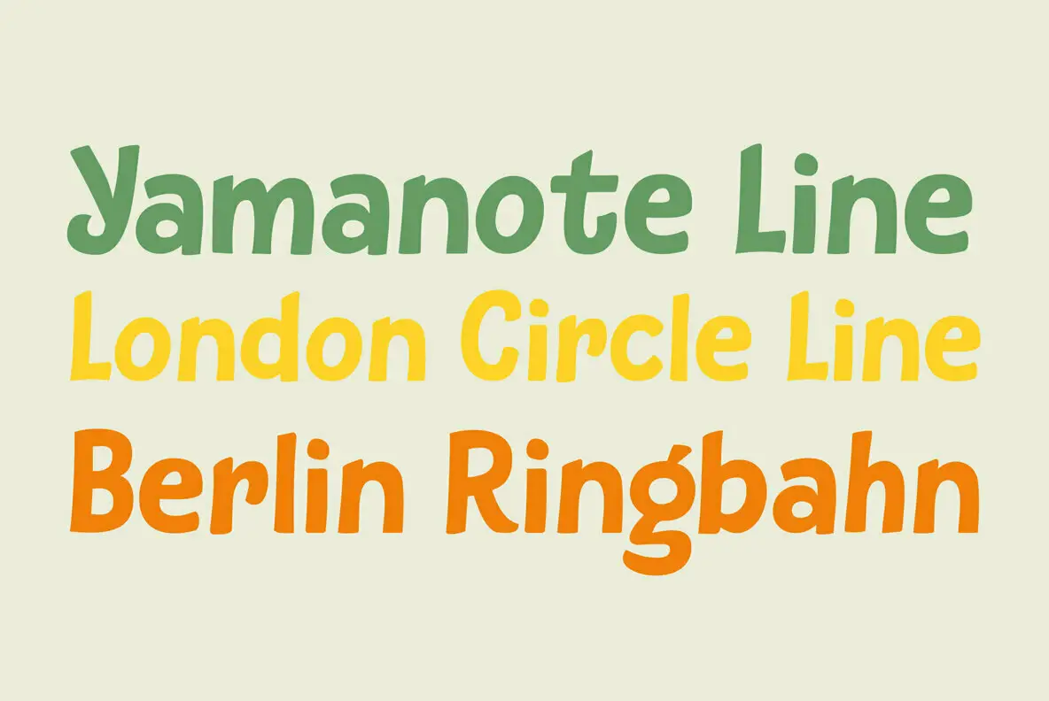 Subway Circle Font - FontPath