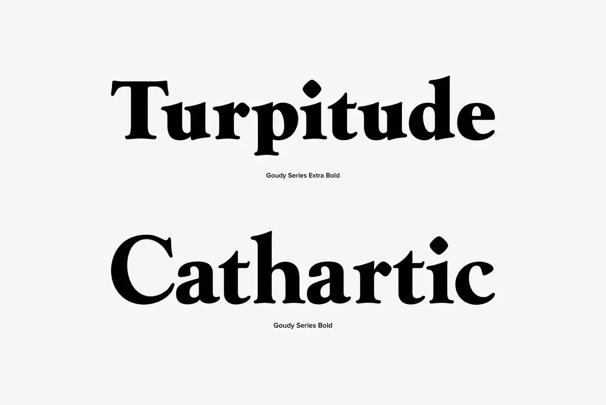 Goudy Series Font - FontPath