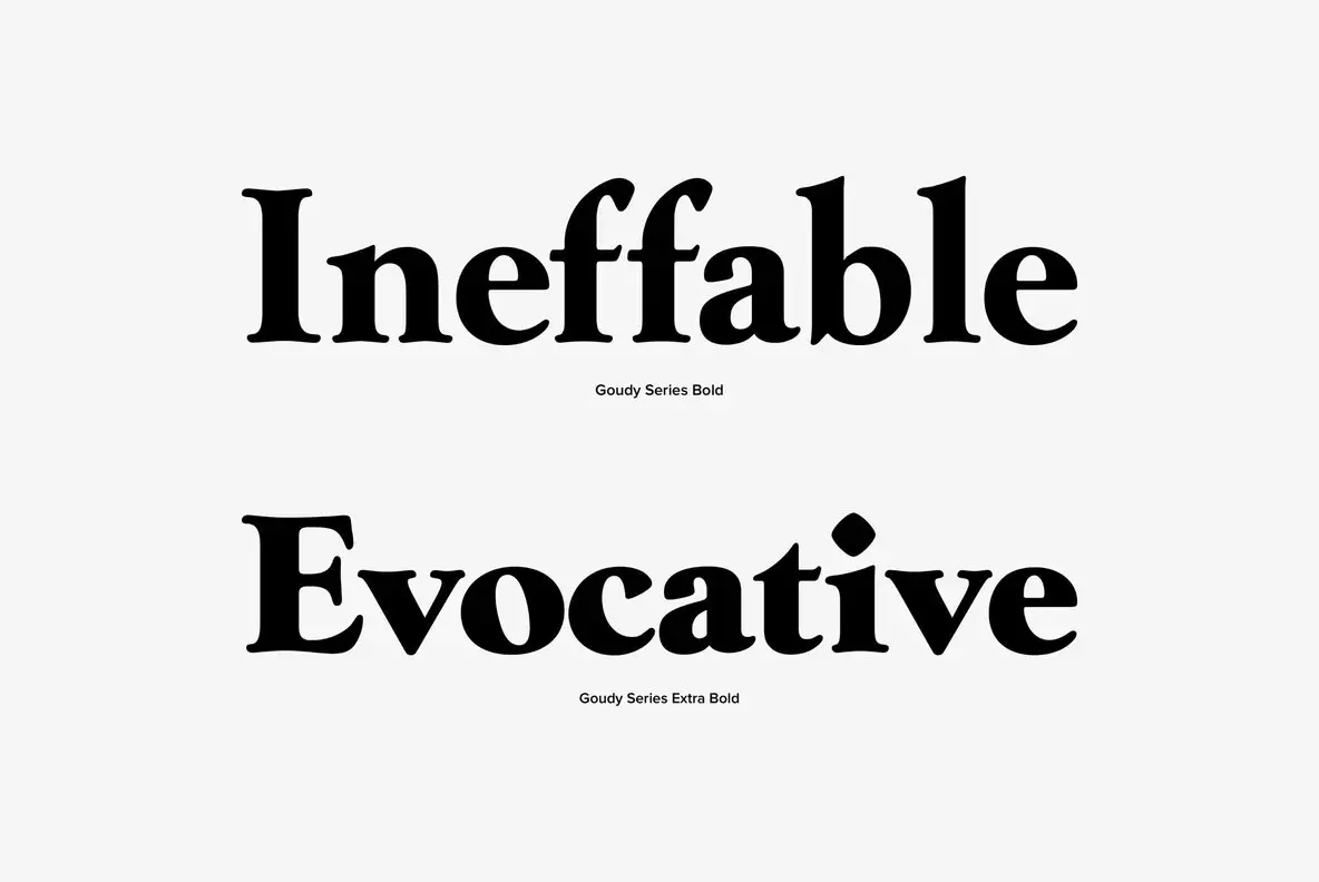 Goudy Series Font - FontPath