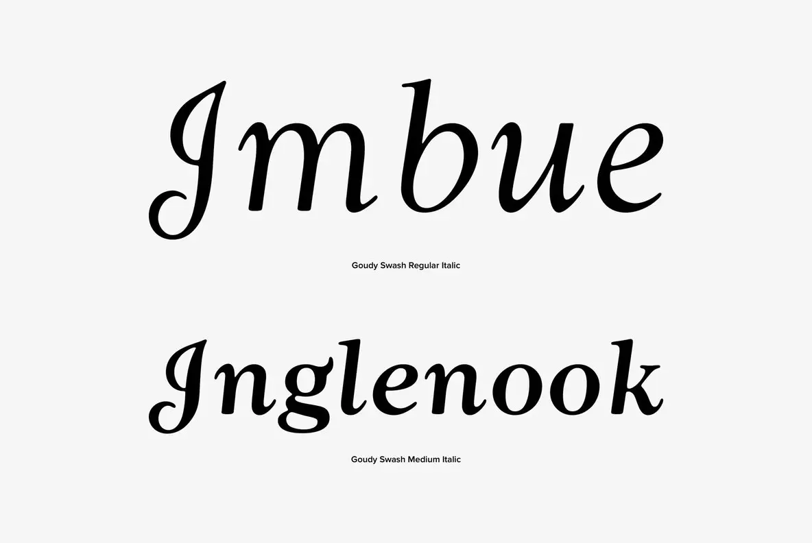 WTC Goudy Swash Font - YouWorkForThem