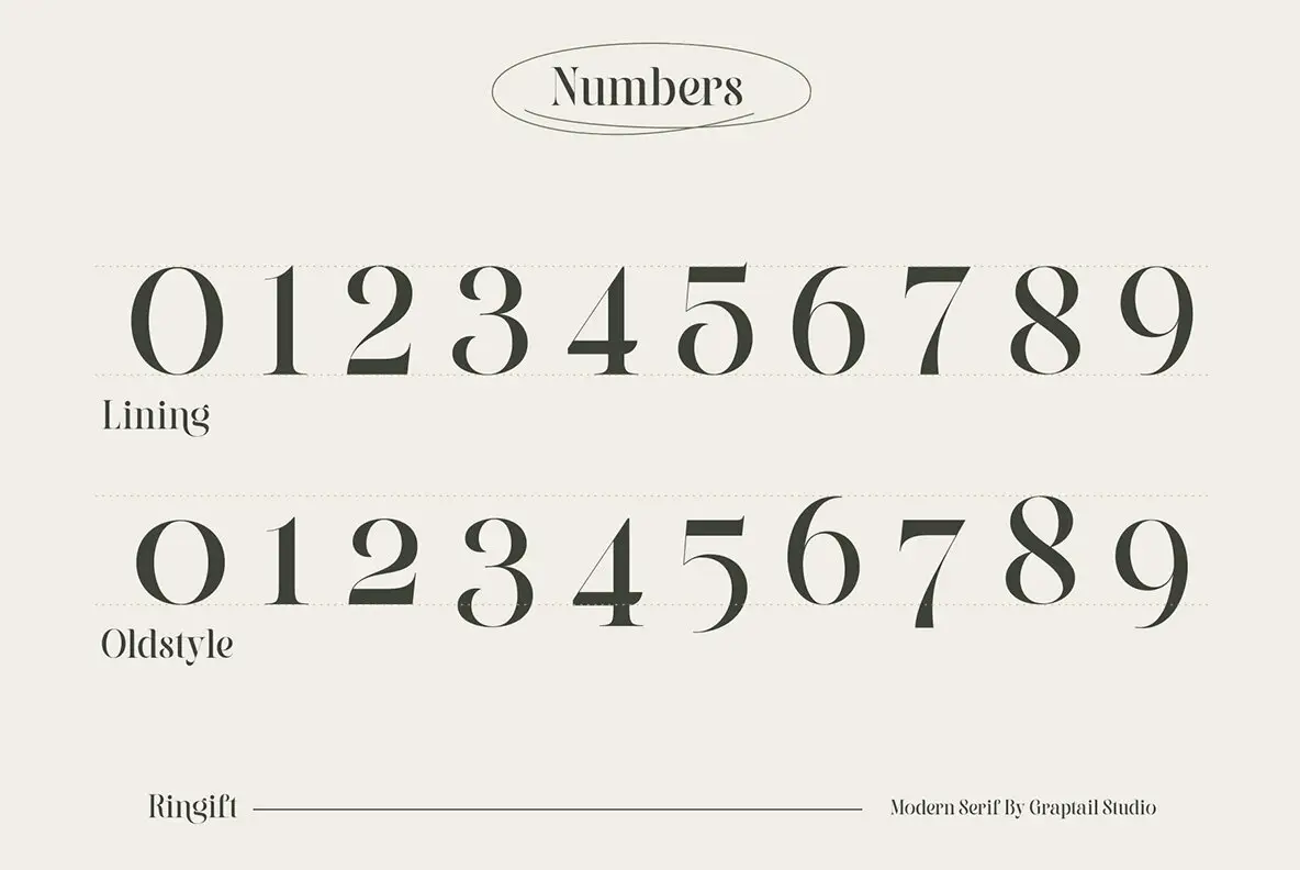 Ringift Font - YouWorkForThem