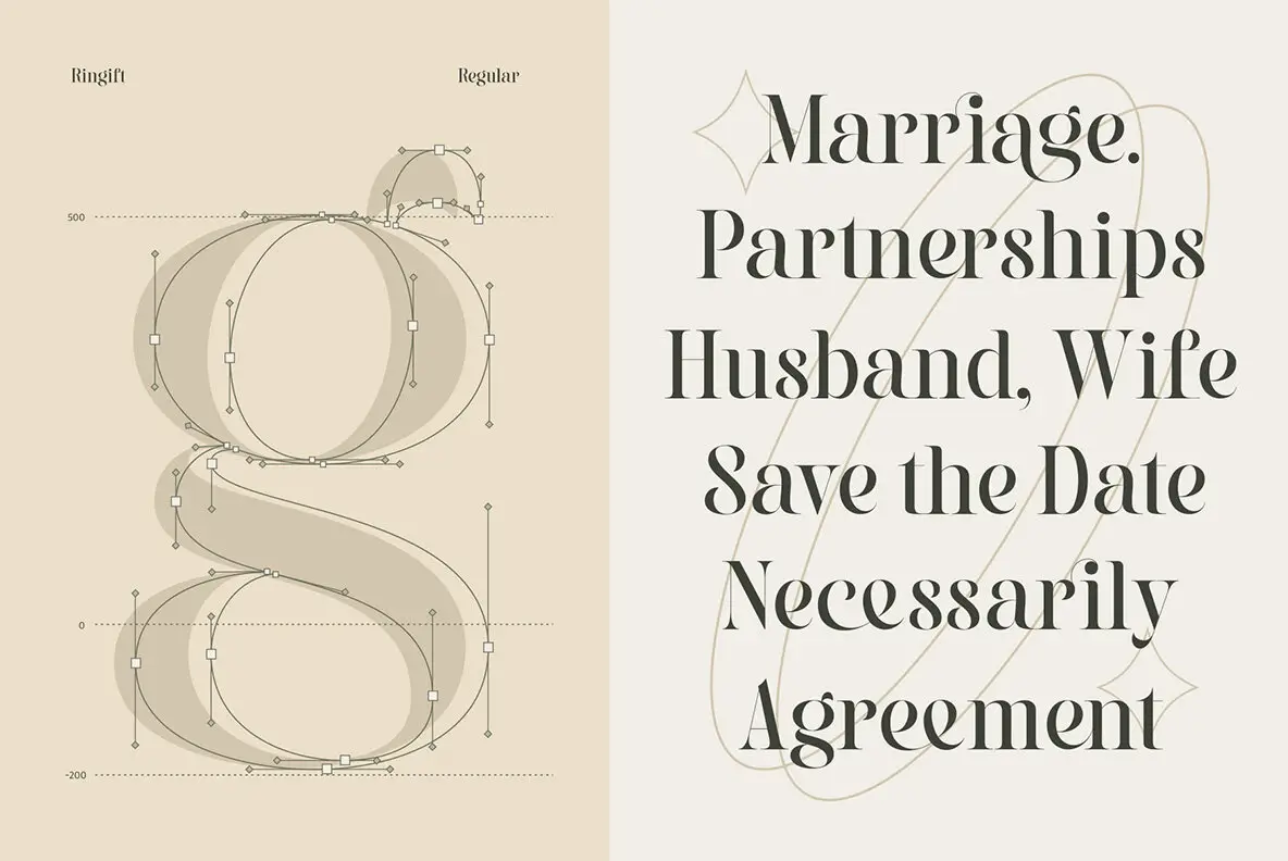 Ringift Font - YouWorkForThem