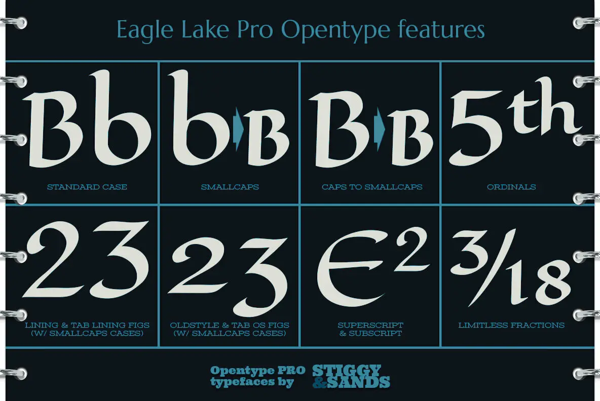 Eagle Lake Pro Font - FontPath