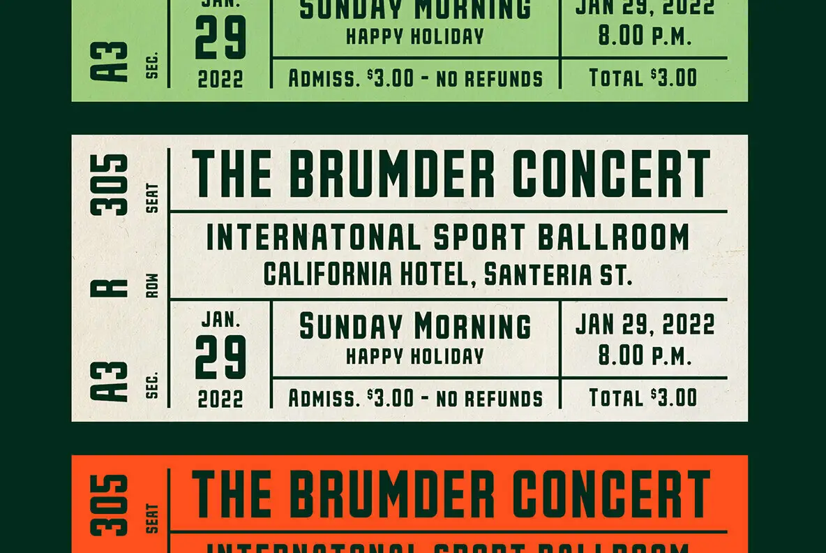 Brumder Font - YouWorkForThem