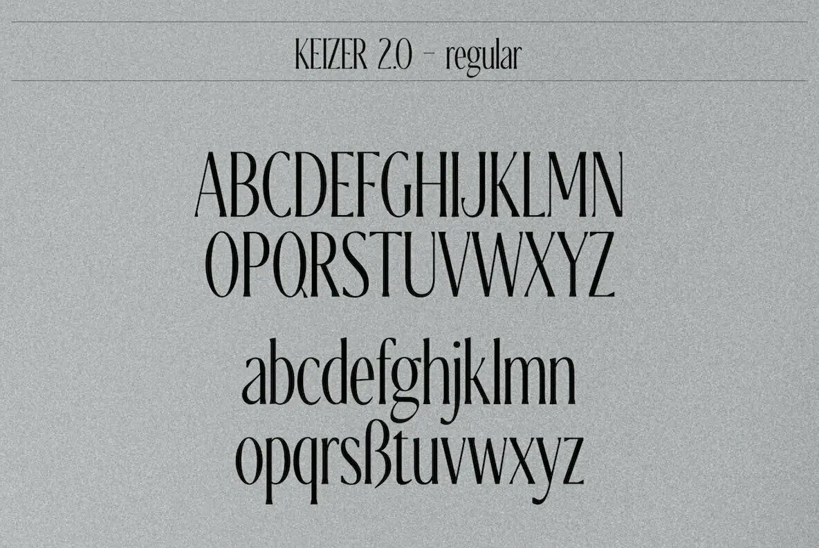 Keizer Font - YouWorkForThem