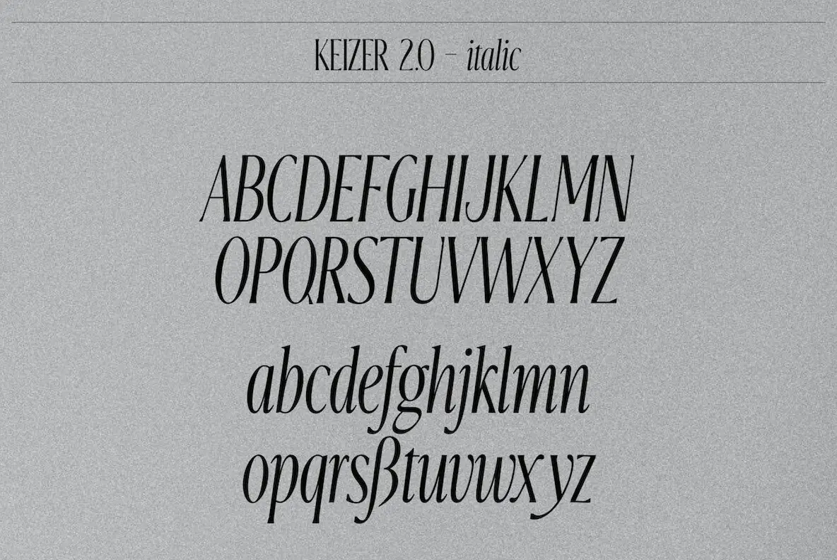 Keizer Font - YouWorkForThem