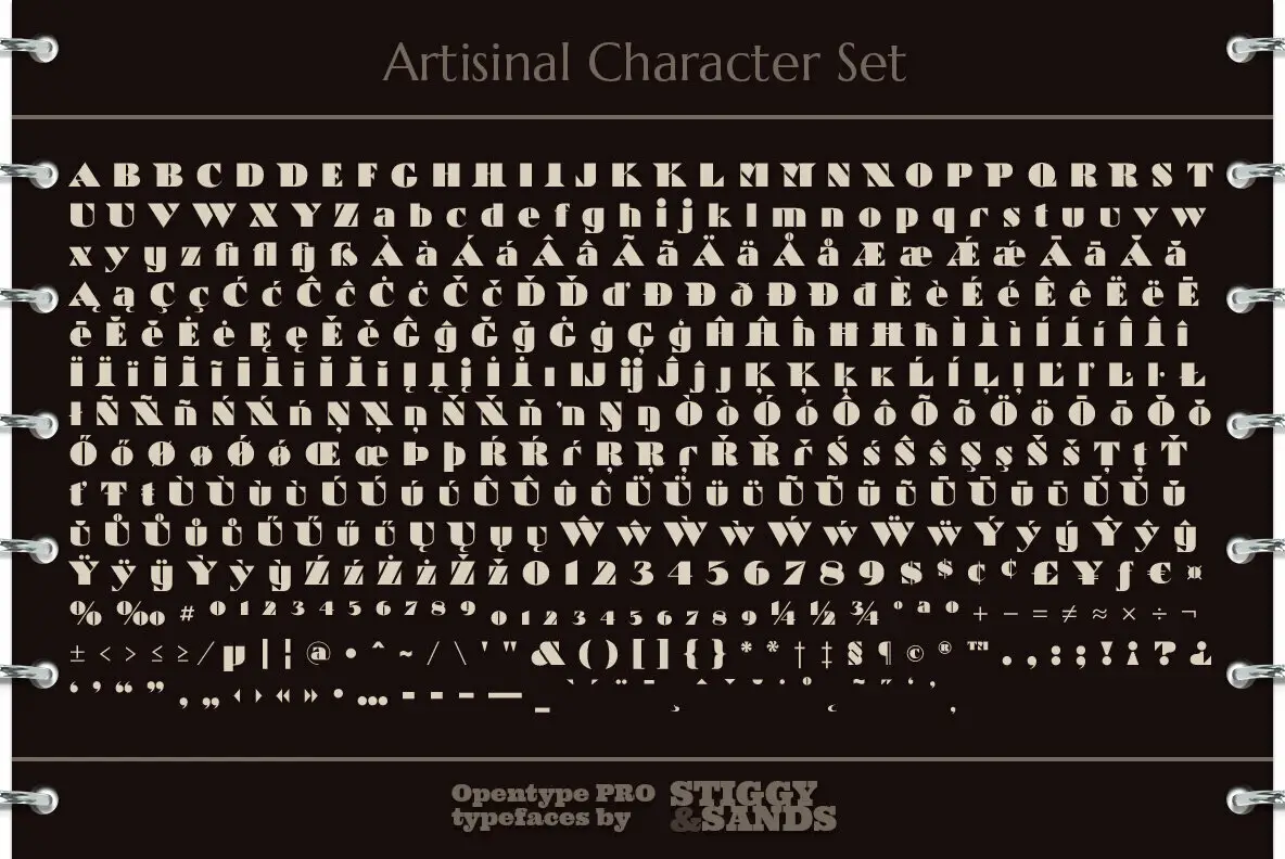 Artisinal Font - YouWorkForThem